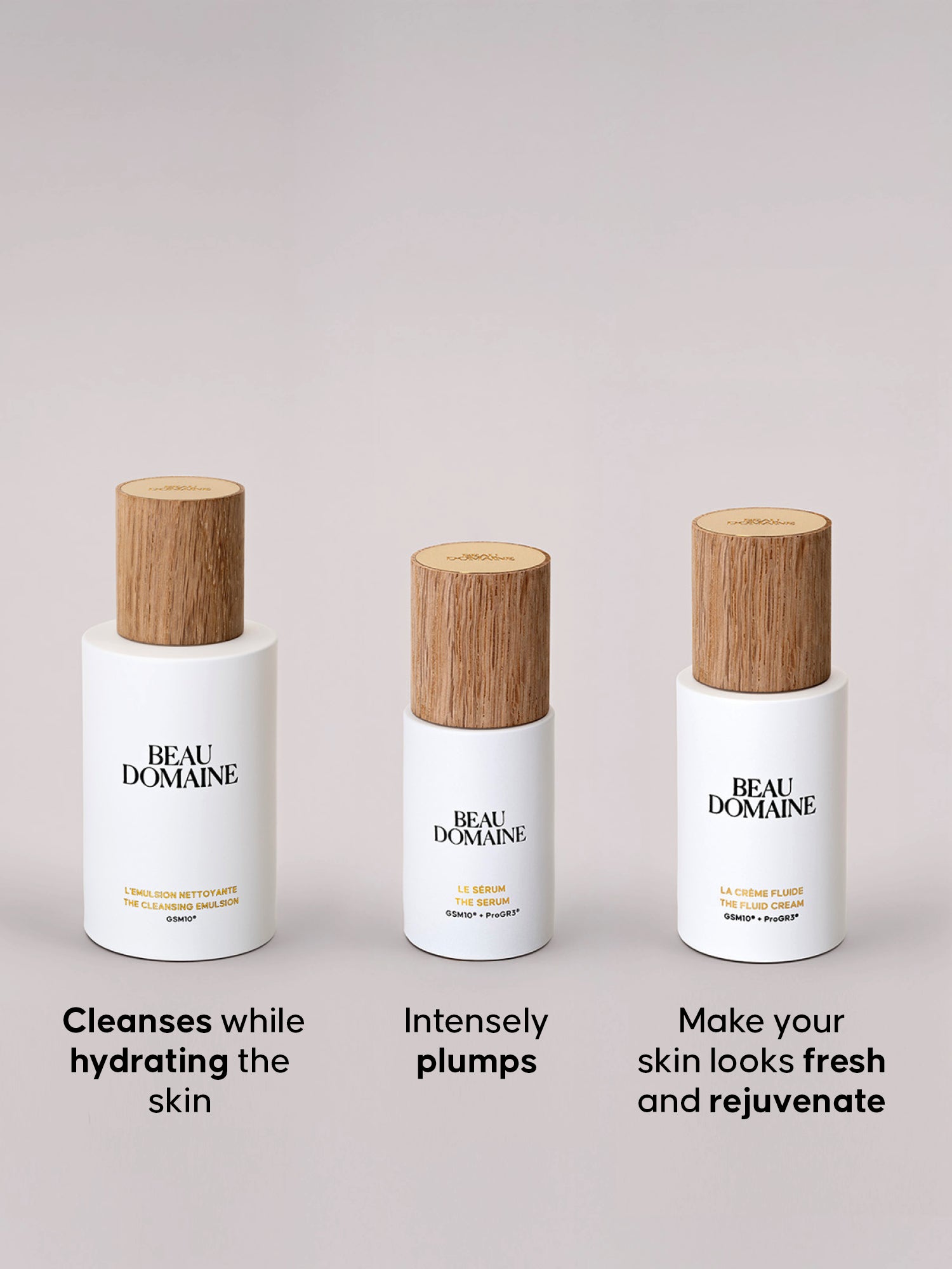 Moisturizing fluid cream: anti-aging & glow | Beau Domaine Skincare